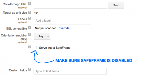What is safe Frame or Safe Frame Container